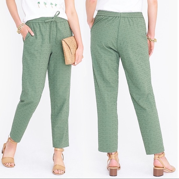 J. Crew Factory | Pants & Jumpsuits | J Crew Factory Eyelet Drawstring ...